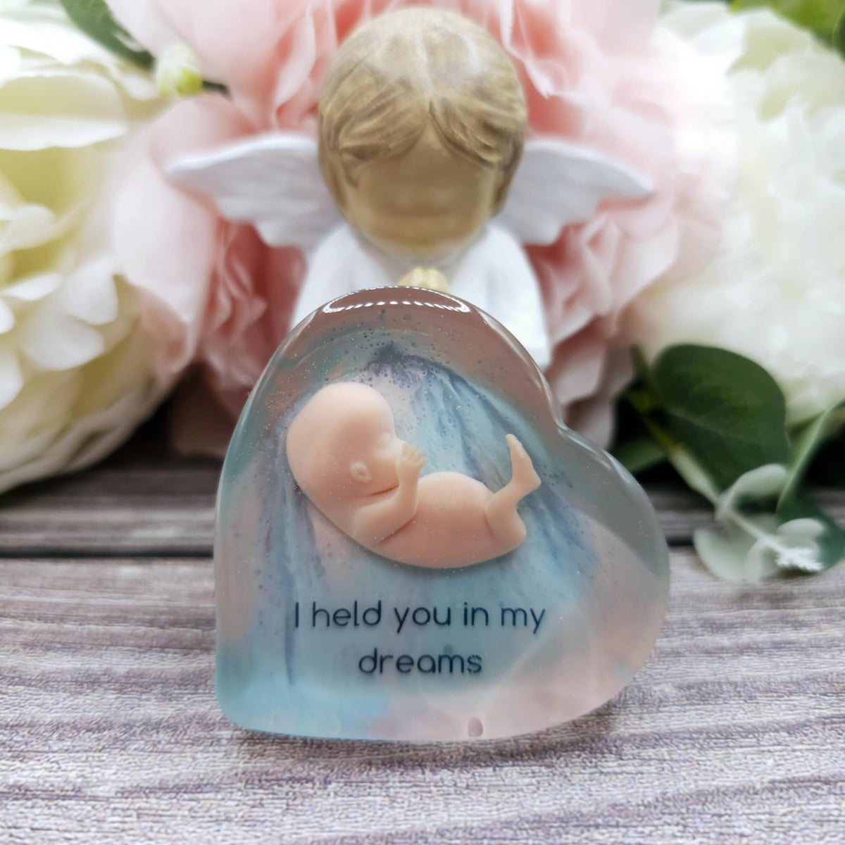 10 week Baby Loss Remembrance Heart – 54mm (A12) – Tigerlilly With Love